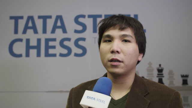 Wesley So leads by a point with 3 rounds left, unbeaten at 53 games