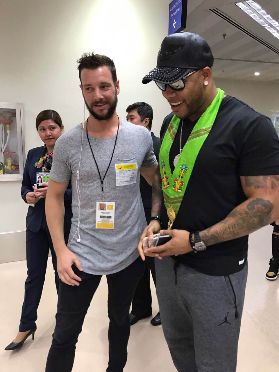 LOOK: Rapper Flo Rida arrives in Manila for Miss Universe pageant