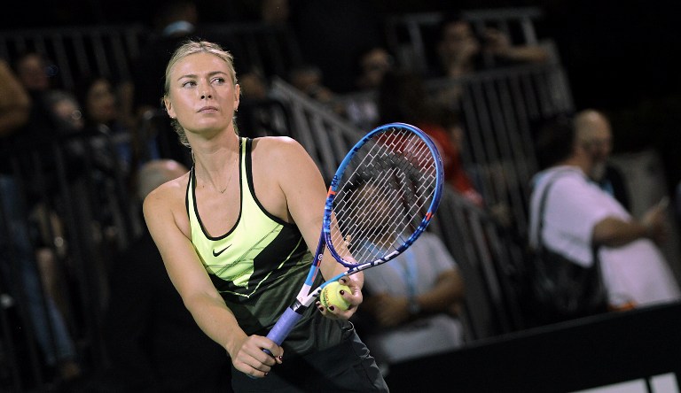 Maria Sharapova learns to box as tennis return nears