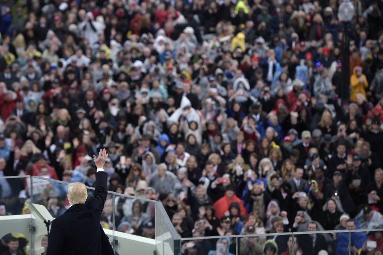 Happy or miserable, Americans flock to watch Trump inauguration